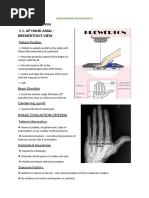 Hand X-Ray Projections Guide | PDF | Hand | Finger
