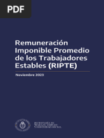 RIPTE Mayo 2025: Remuneración Promedio | PDF