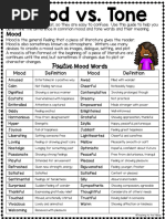 Words to Describe Atmosphere | PDF