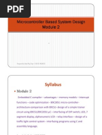 Microcontroller Based System Design Question Bank | PDF | Logic Gate | Microcontroller