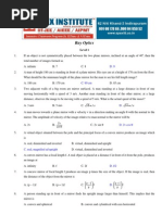 Revision Worksheet On Motion | PDF | Speed | Velocity