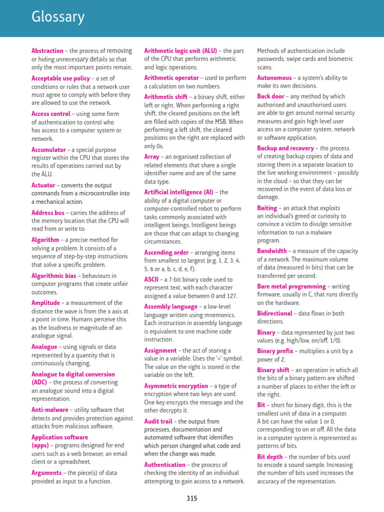 Glossary | PDF | Computer Network | Encryption