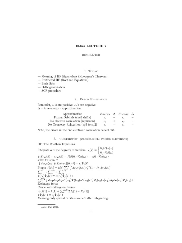 Lec 7 | PDF | Matrix (Mathematics) | Electron Lec 7 | PDF | Matrix (Mathematics) | Electron