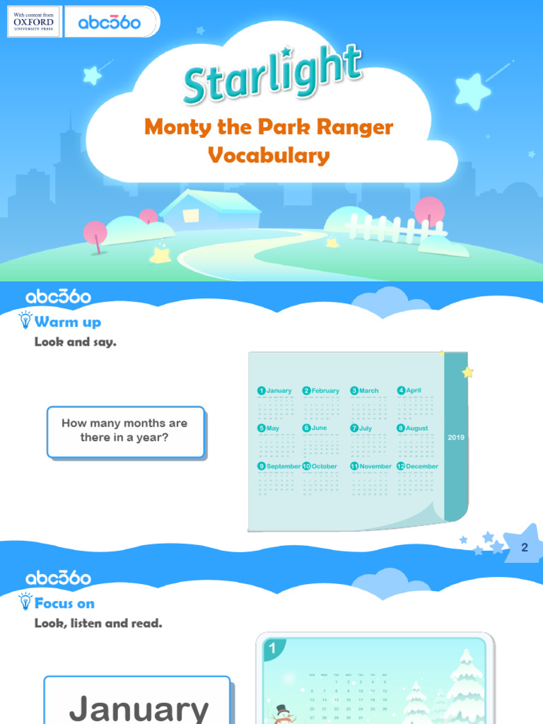Unit 1 Lesson 2 Monty the Park Ranger Vocabulary | PDF | Human ...