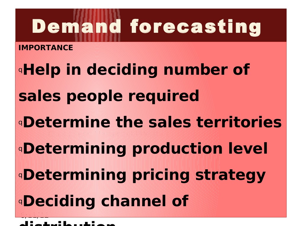 Demand Forecasting | PDF | Demand | Forecasting