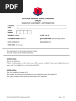 Year 8 History Assessment Paper | PDF