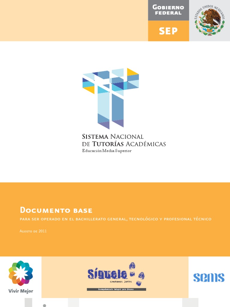 Sistema Nacional de Tutorías Académicas | PDF
