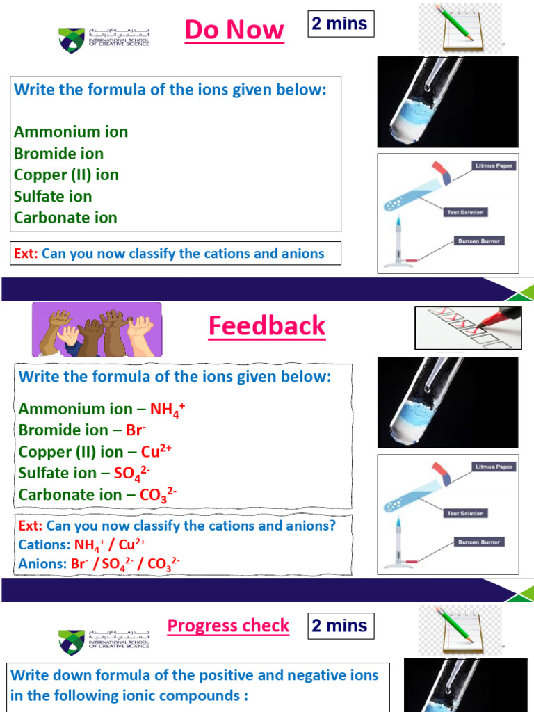 Chemical Tests Cations Anions | PDF | Hydroxide | Ammonium