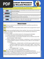 Element Superhero Project Guide | PDF | Chemical Elements | Superheroes