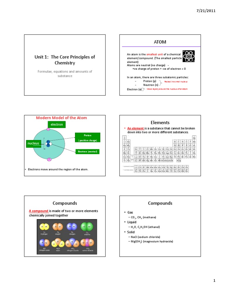 1.3 Equations Moles Notes For Students | PDF | Mole (Unit) | Molar ...