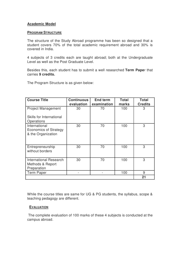 Academic Model | PDF