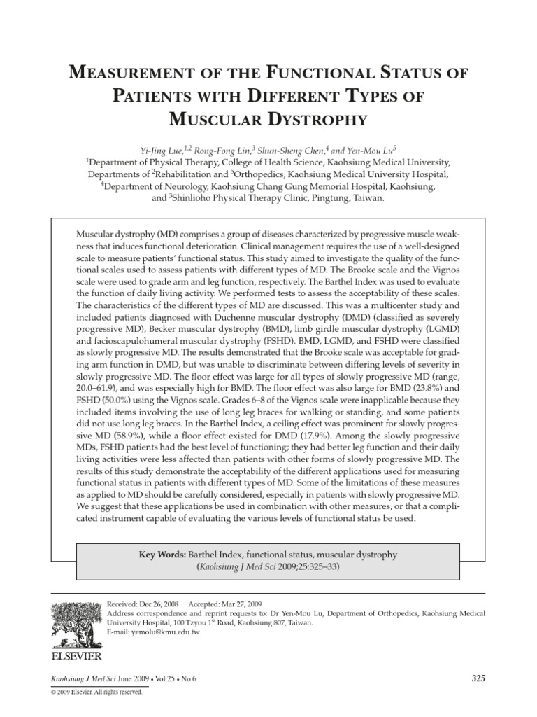 Brooke and Vignos Scale | PDF | Muscular Dystrophy | Neurological Disorders