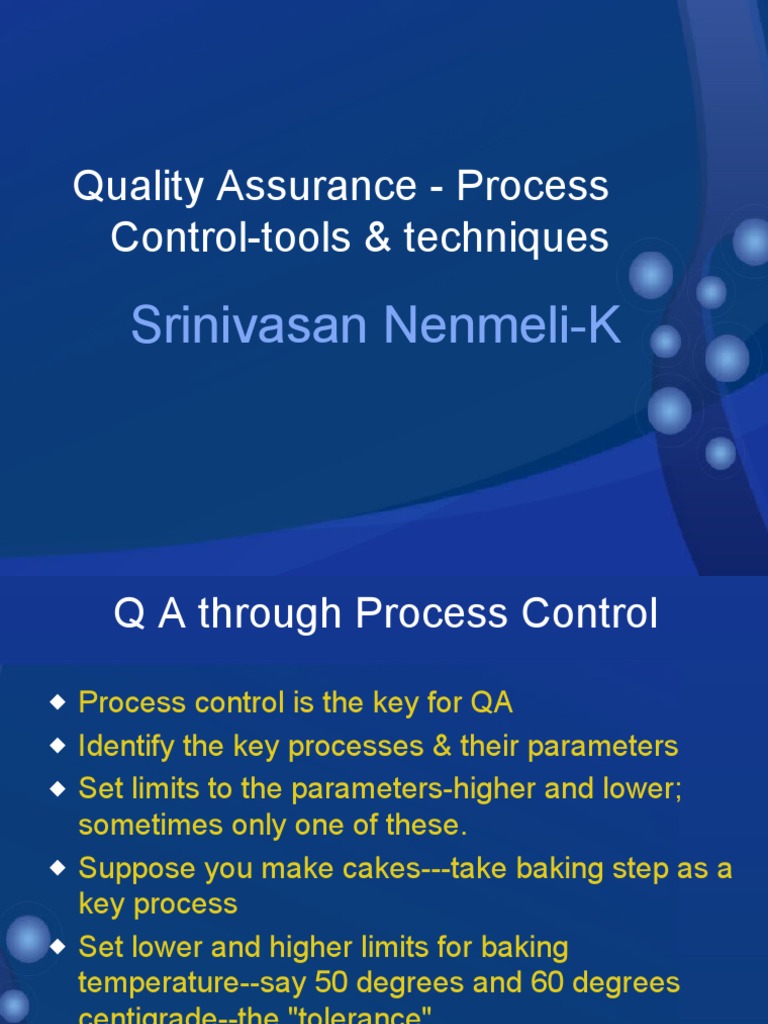 Quality Assurance - Process Control | PDF | Standard Deviation ...