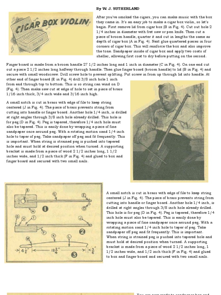1949 Vaudeville Fiddle | PDF | Violin | String Instruments