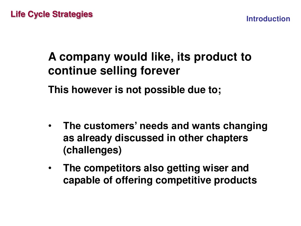 11 Life Cycle Strategies | PDF | Strategic Management | Brand
