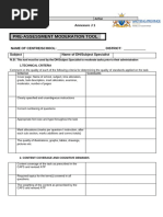 J2 Post Assessment Moderation Tool | PDF | Multiple Choice | Cognitive ...