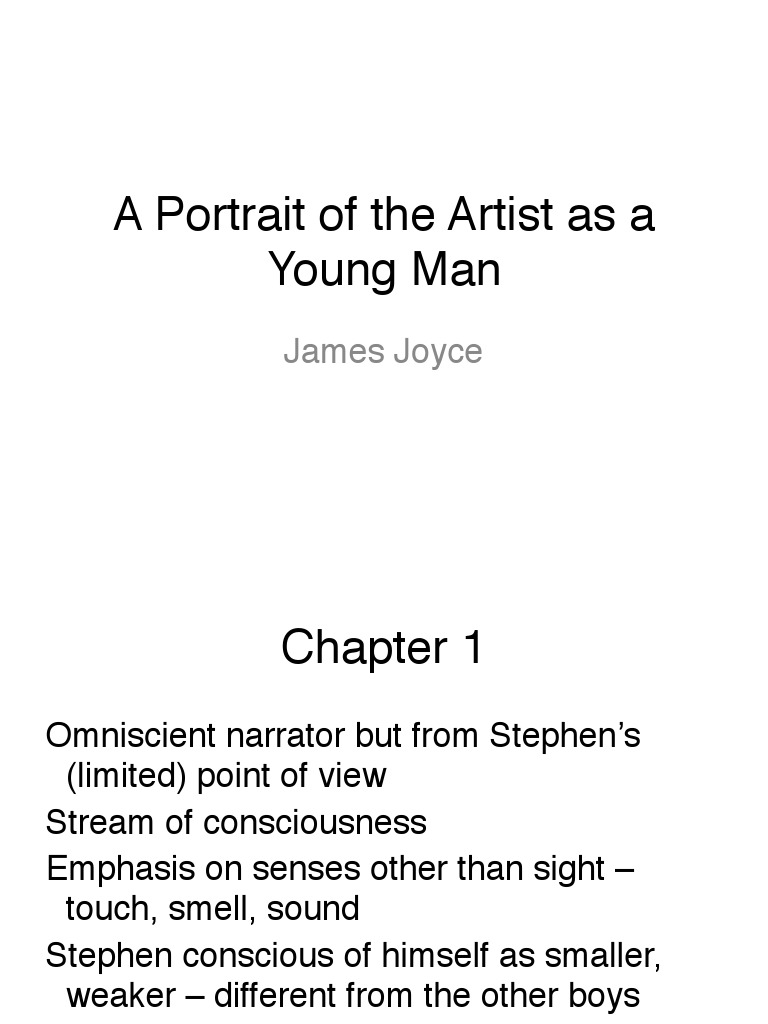 A Portrait of The Artist As A Young | PDF | A Portrait Of The Artist As ...