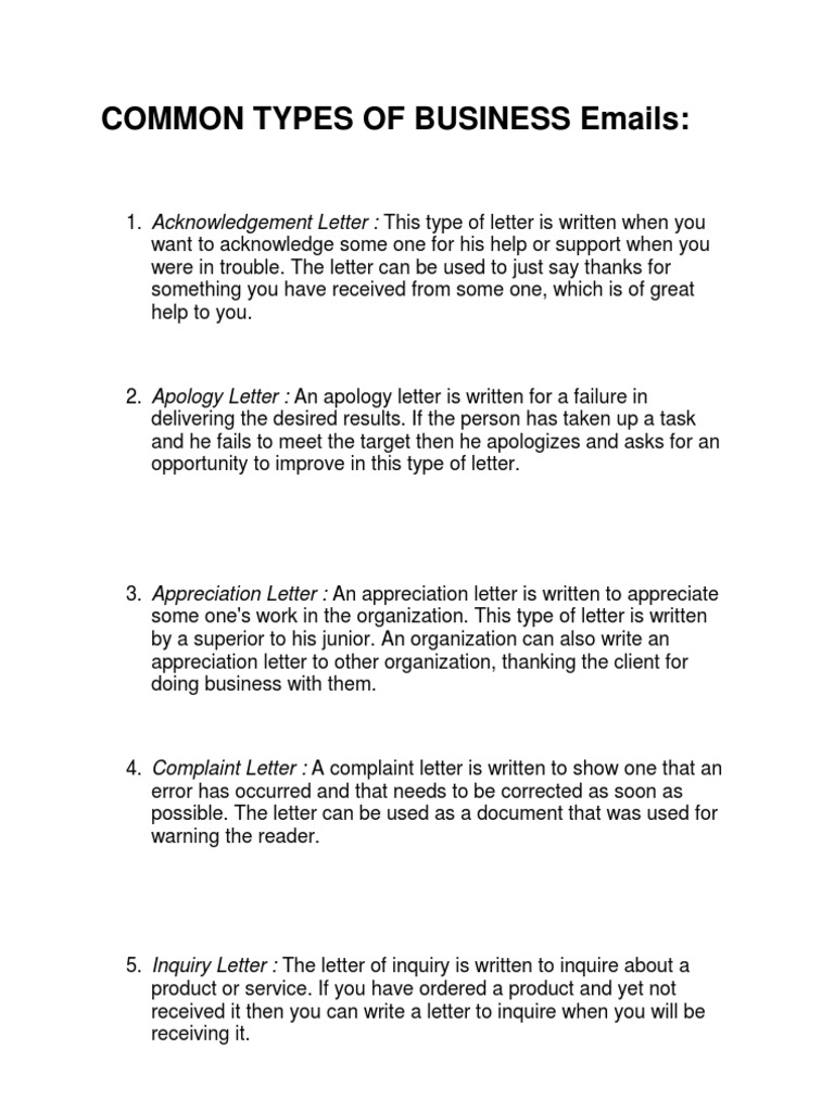 Business Emails | PDF | Mail | Letter Case