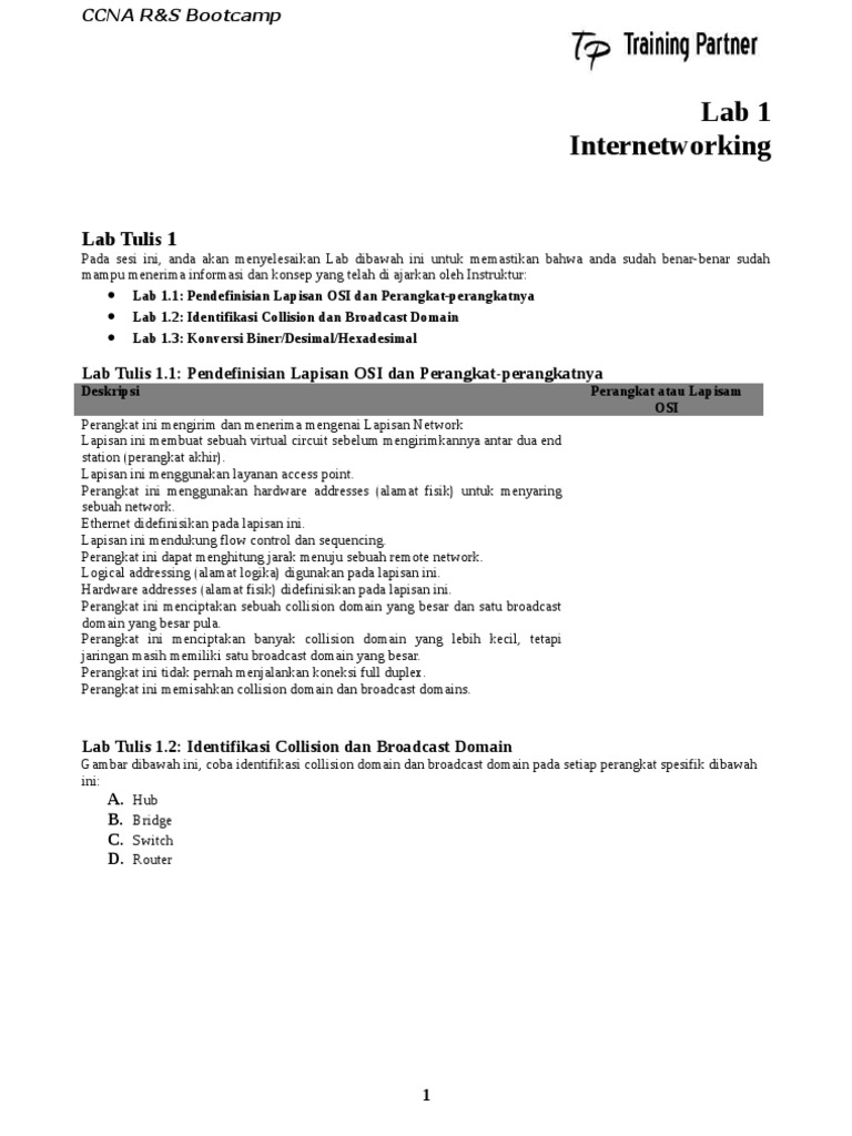 CCNA Bootcamp | PDF | Switch Jaringan | Router (Komputasi)