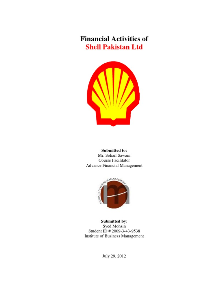 Shell Pakistan Financial Management | PDF | Royal Dutch Shell | Taxes