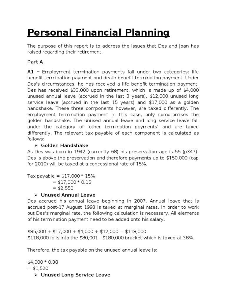 Retirement Financial Planning Guide | PDF | Pension | Capital Gains Tax