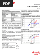 LOCTITE DRI 204 Technical Data Sheet | PDF | Nut (Hardware) | Screw