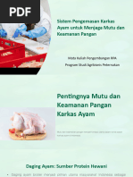Standar Mutu Karkas Daging Ayam SNI 3924 | PDF