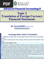 Foreign Currency Cash Flow Guide | PDF | Exchange Rate | Retained Earnings