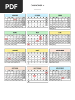 Calendrier 2025-2026 Lutin Bazar | PDF