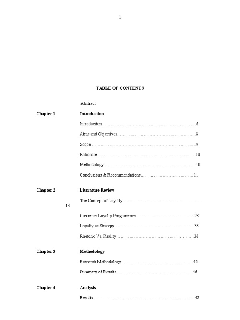 CRM Dissertation | Customer Relationship Management | Strategic Management