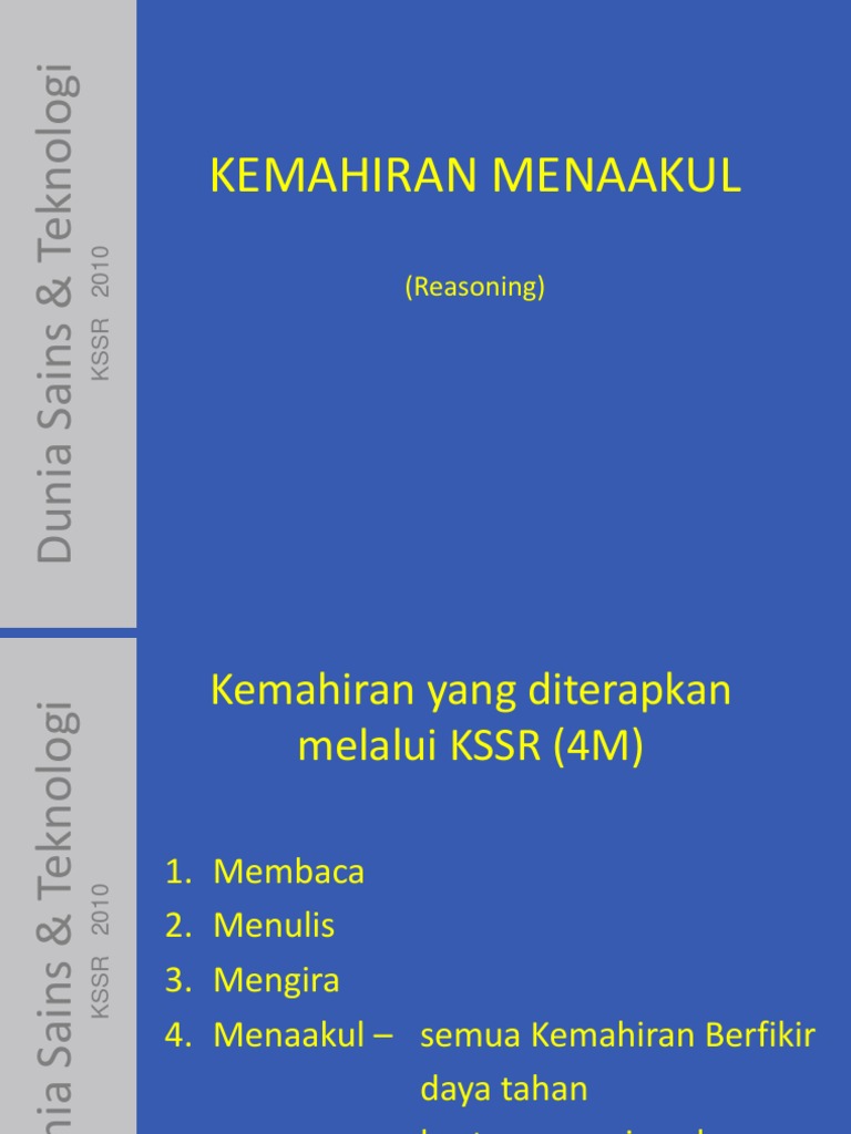Kemahiran Menaakul (DST) | PDF