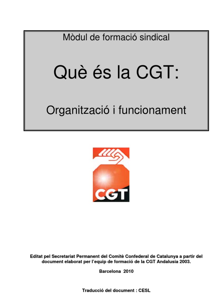Que Es La CGT | PDF