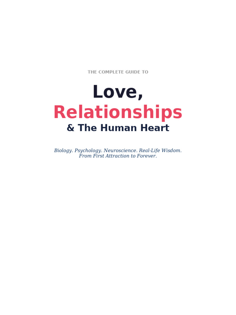 Love Relationships v7 Expanded | PDF | Love | Romance