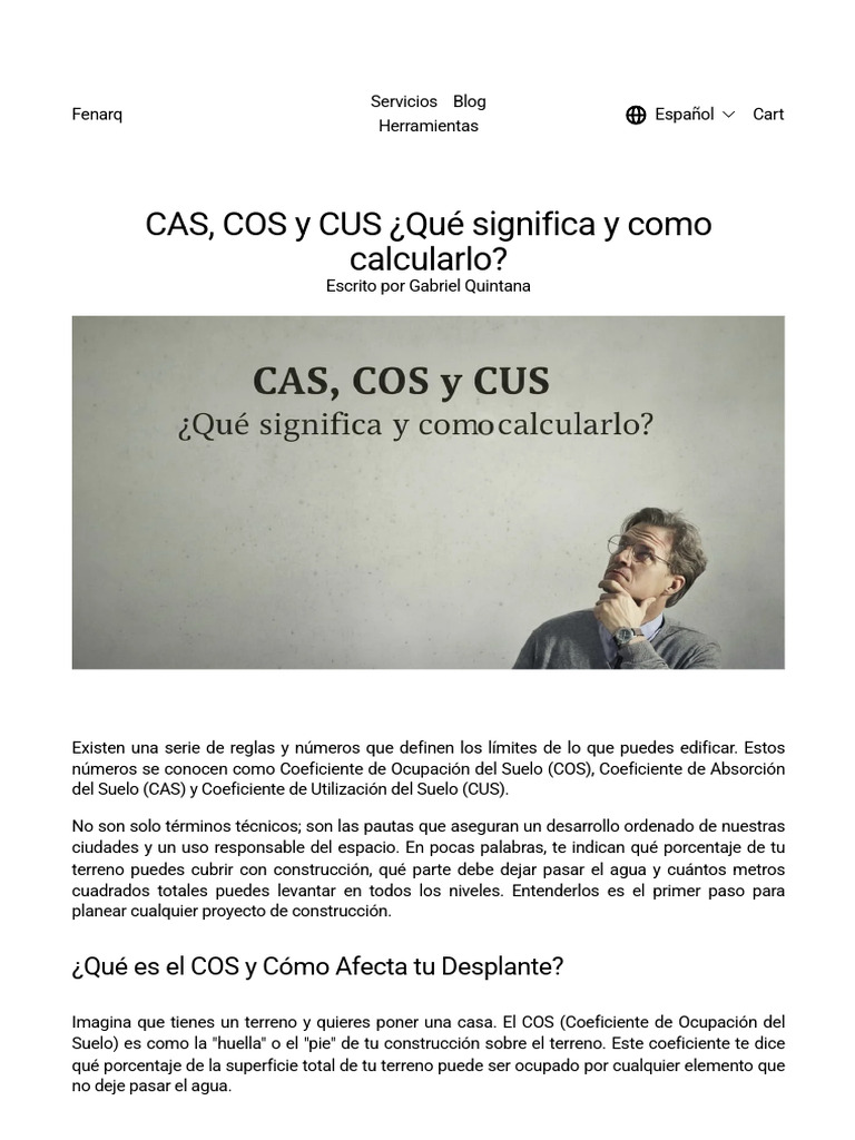 CAS, COS y CUS ¿Qué Significa y Como Calcularlo | PDF | Agua ...