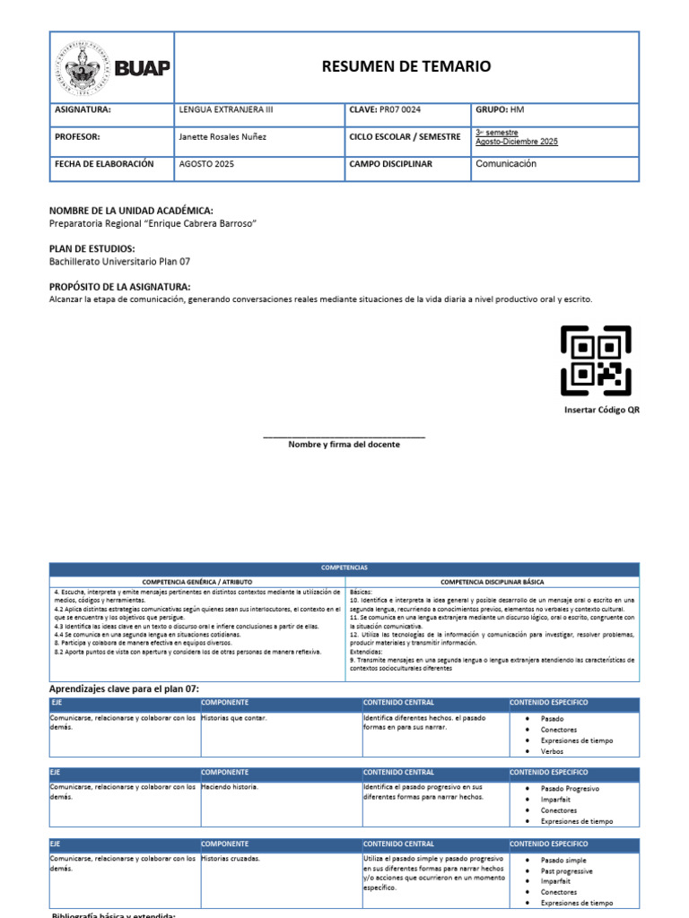 Resumen Temario Otoño 2025-H | PDF | Comunicación | Segundo lenguaje