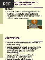Kaip Rasyti Literaturini Rasini Pavyzdys | PDF