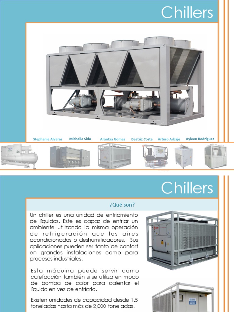 Chillers - Grupo 4 | PDF | Aire acondicionado | Agua