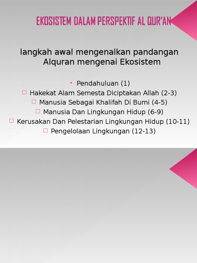 Manusia Sebagai Khalifah | PDF