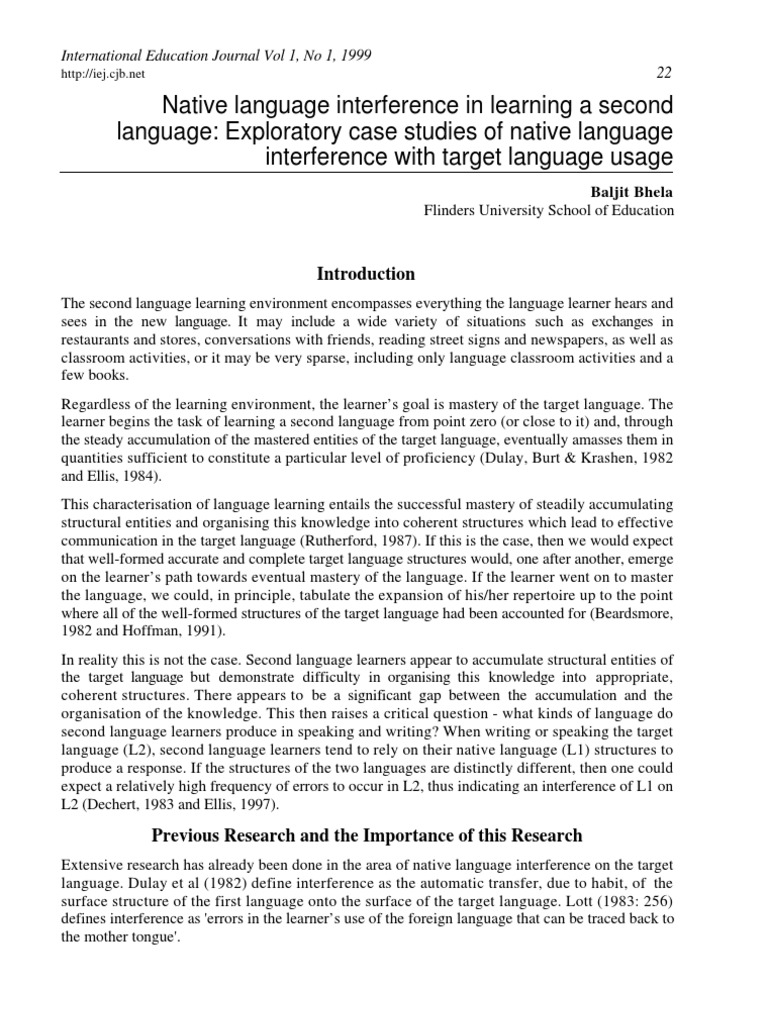 Bhela | PDF | Second Language | First Language