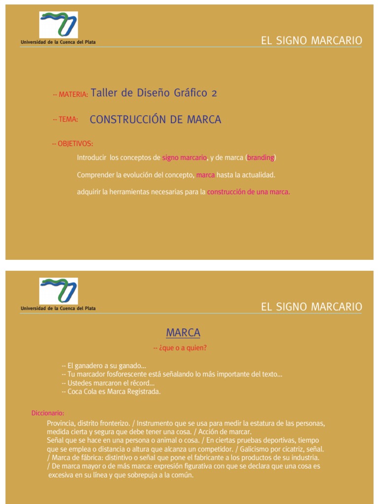 Signo Marcario y Construcción de Marca | PDF | Marca | Imagen