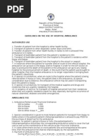 DOH Ambulance Licensing Regulations | PDF | Emergency Medical Services ...