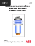 1 - HV Bushing - GOM - Technical Guide - ABB | PDF | Transformer | Insulator (Electricity)