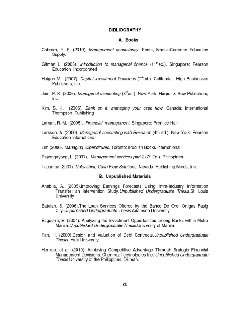 Bibliography | Metro Manila | Investing | Free 30-day Trial | Scribd