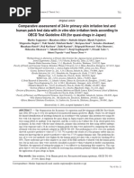 Oecd/Ocde 404: Oecd Guideline For Testing of Chemicals | PDF | Animal ...