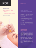 Protocolo de Peeling com ATA 20% | PDF | Especialidades médicas | Química
