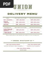 Union Cake Price List and Menu | PDF | Cakes | Cheesecake