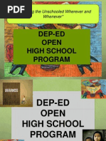 OHSP Handbook | PDF | Reading Comprehension | Secondary School