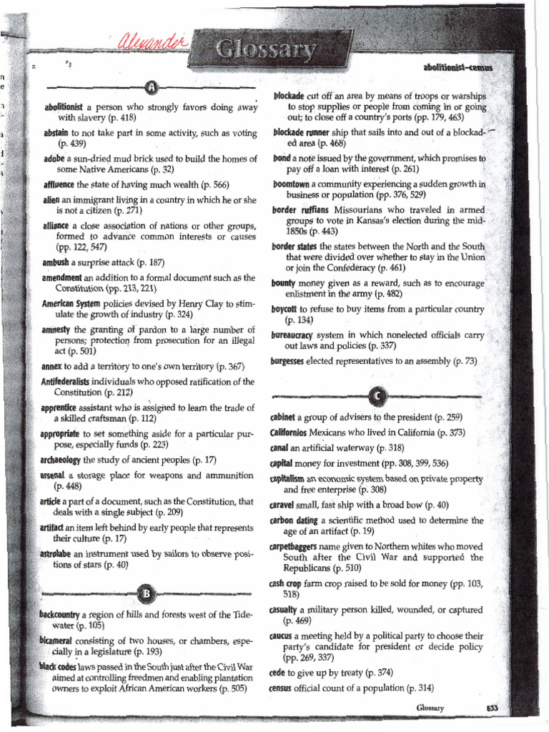 Textbook Glossary | PDF