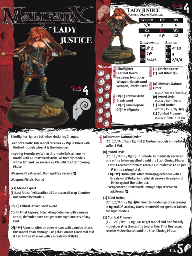 Malifaux Stat Cards - V2 - Guild | PDF | Violence | Sports