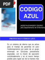 Guia de Codigo Azul | PDF | Reanimación cardiopulmonar | Enfermería